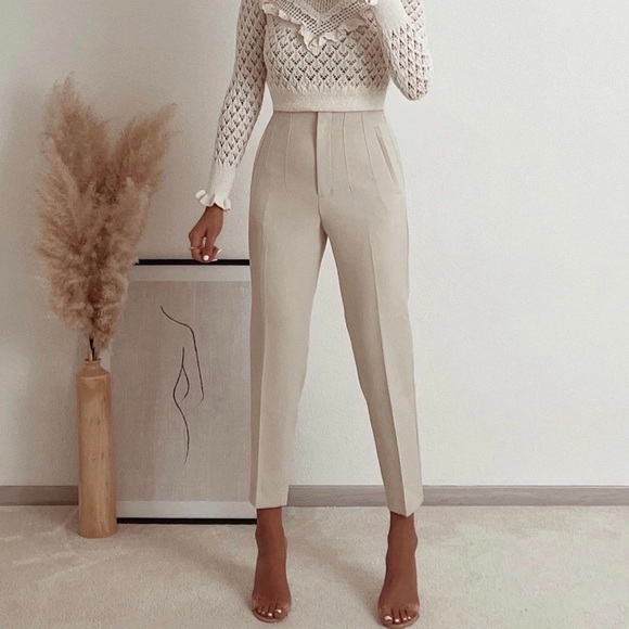 Zara | Pants & Jumpsuits | Zara High Waisted Pants | Poshmark